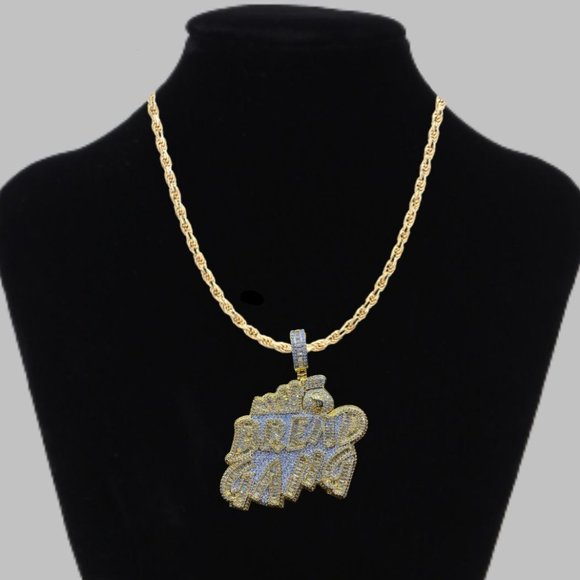 Accessories | New Bread Gang Money Bag Edition Iced Out Pendant | Poshmark